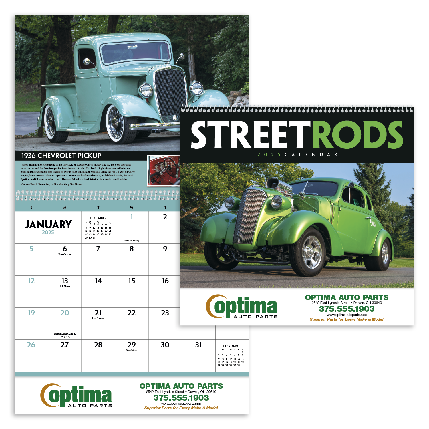 Street Rods Calendars