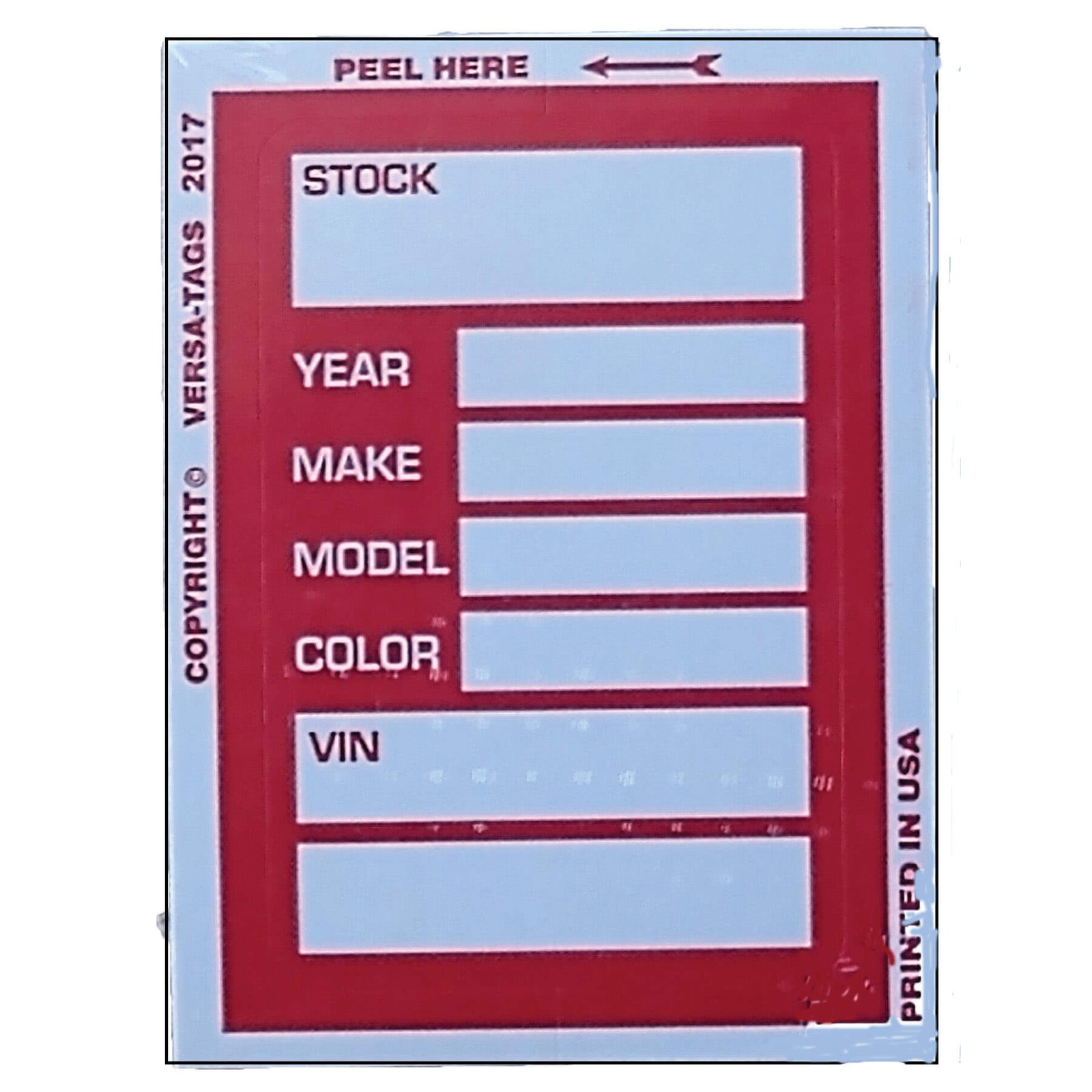 KLEER BAK STOCK STICKER